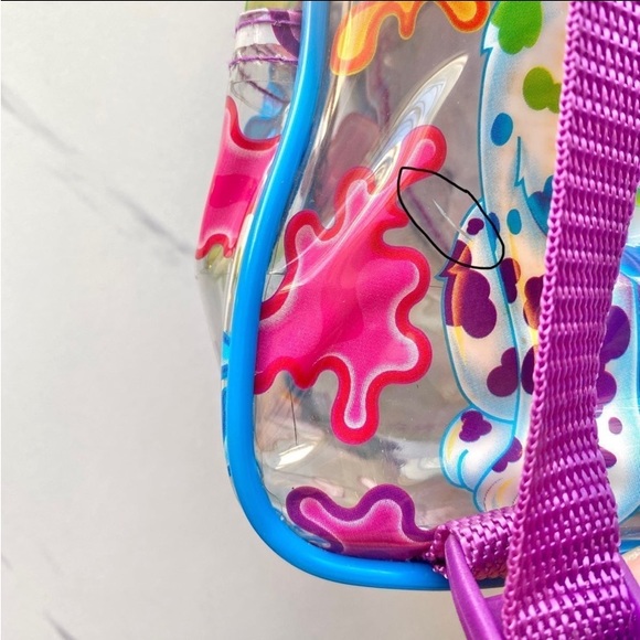 Lisa Frank | Bags | Vtg Lisa Frank Spotty Dotty Clear Mini Backpack ...